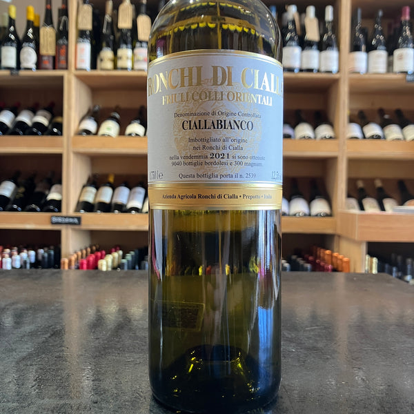 Ronchi di Cialla Bianco 2021 - Butler's Wine Cellar
